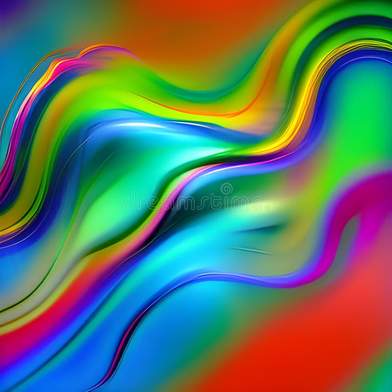 Futuristic Random Image Background, Colourful Cloud Smoke Abstract Line ...