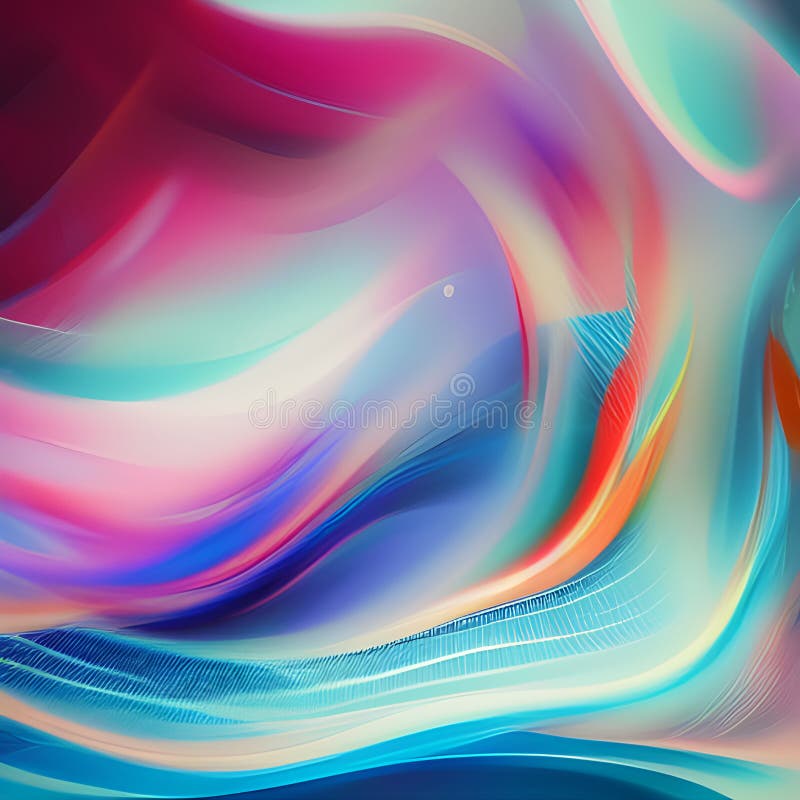 Futuristic Random Image Background, Colourful Cloud Smoke Abstract Line ...