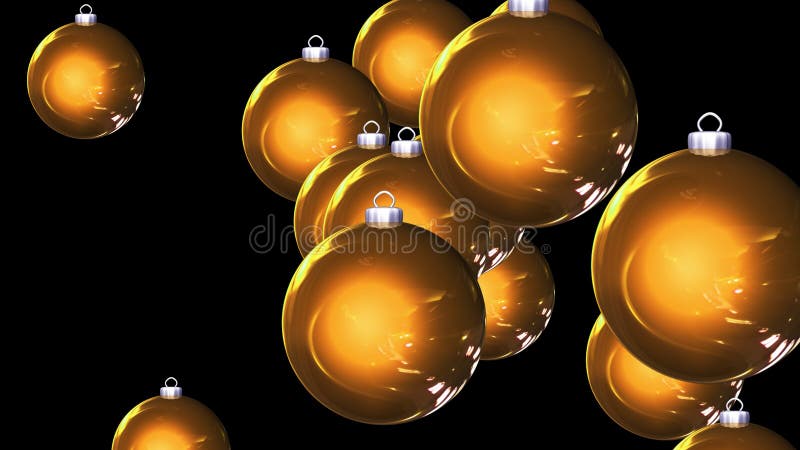 Futuristic Random Movement of Festive Bright Red Balls with a Mirror ...