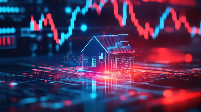 Futuristic Real Estate Market Analysis with Digital House and Data ...