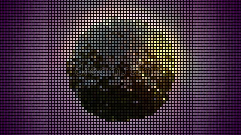 Pixelated TV Multicolor Digital Cyber Glitch. Error No Signal. Seamless ...