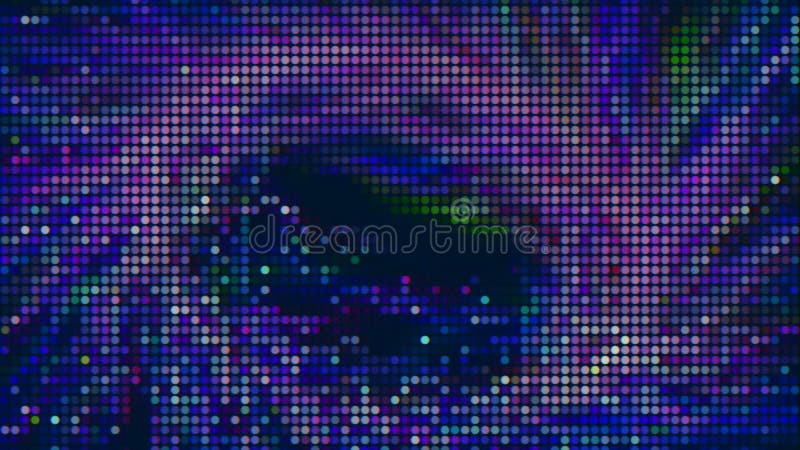 Pixelated TV Multicolor Digital Cyber Glitch. Error No Signal. Seamless ...