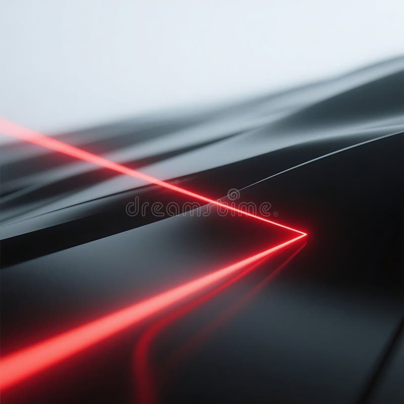 Hyperdrive Velocity a Futuristic Red and Black Speed Tunnel with ...