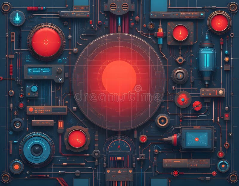 Sci Fi Control Console Stock Illustrations – 516 Sci Fi Control Console ...