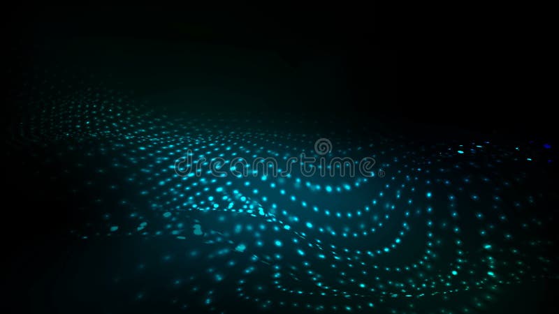 Futuristic Refracted Dotted Lines Waves Abstract Motion Background Stock Video - Video of ...