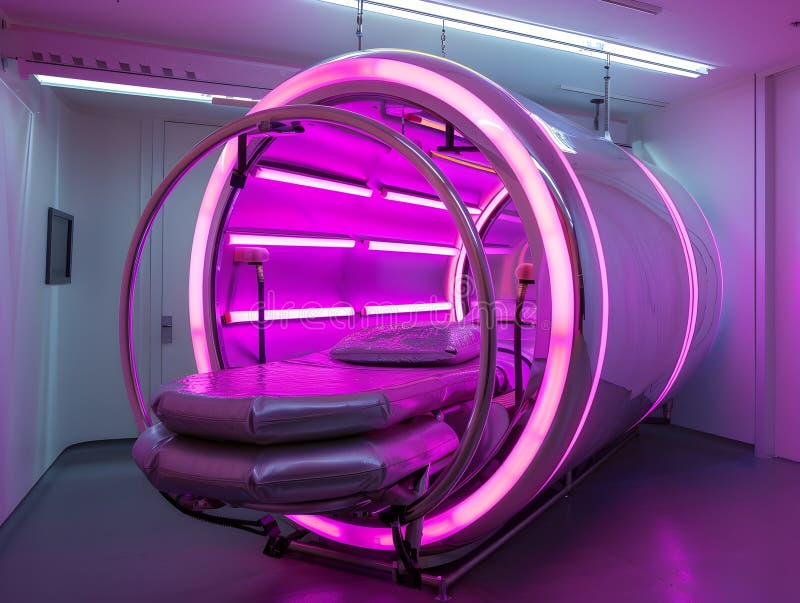 Futuristic Relaxation Capsule with Advanced Robotic Massage Technology ...