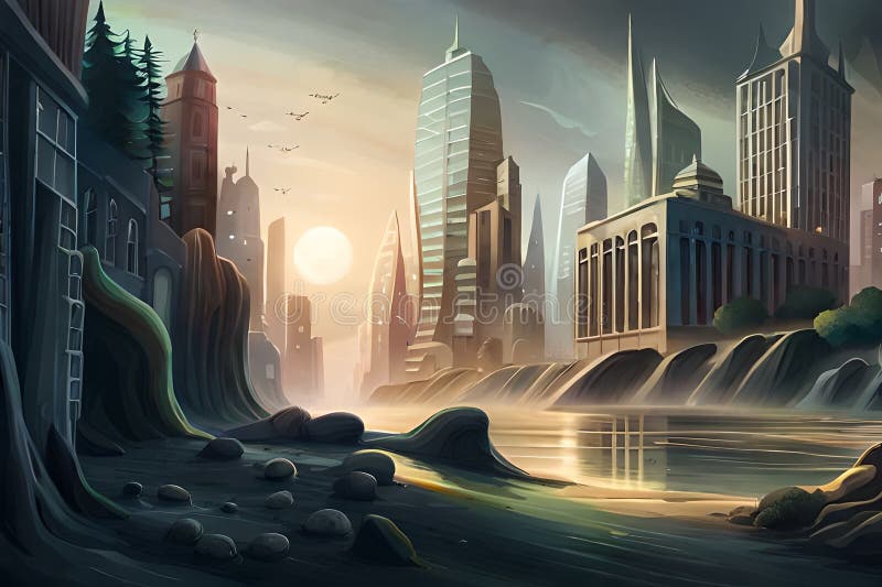 Cyberpunk Megacity Stock Illustrations – 163 Cyberpunk Megacity Stock ...