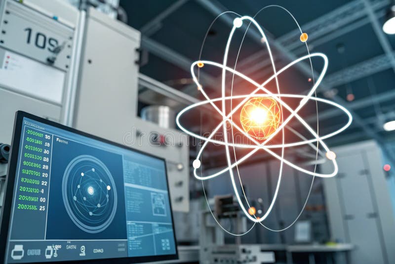 Atomic Structure and Nanotechnology: the Future of Science Stock ...