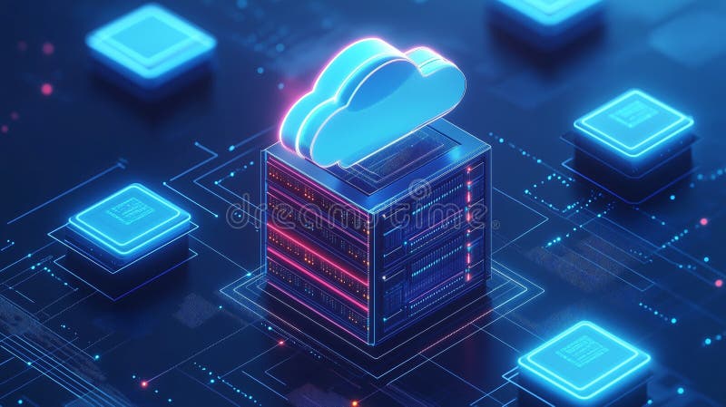Digital Cloud Computing Technology with Data Servers and Circuits ...