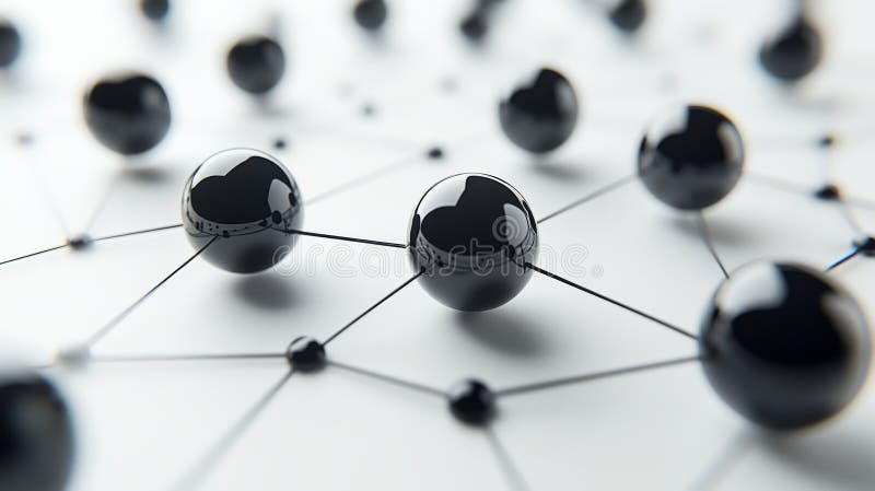 A Futuristic Representation of Digital Communication is Depicted ...