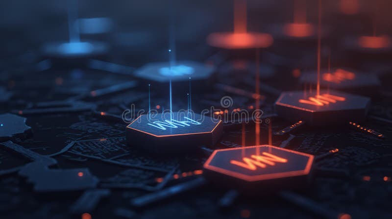 Futuristic Representation of Digital Technology and Cryptography ...