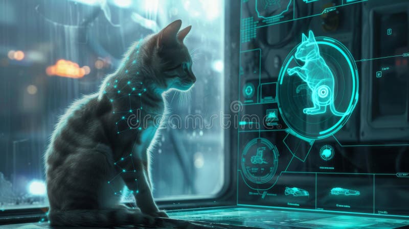 Futuristic Representation of Pets Enhanced with Cybernetic Elements ...