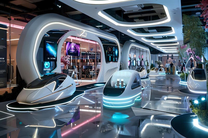 Futuristic Retail Experience, Exploring Innovative Store Design with ...