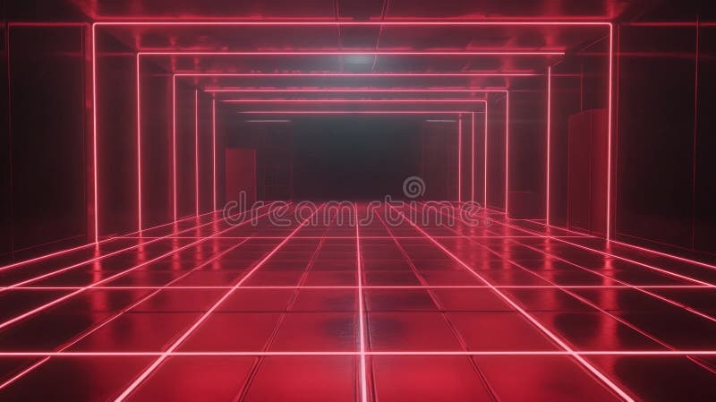 Digital Matrix Texture Retro Futuristic Cyber Grid Neon Glow Background ...
