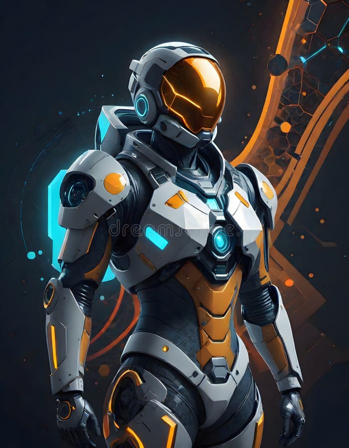 Futuristic Robot in Advanced Technology, Generative AI Stock ... Futuristic Robot in Advanced Technology, Generative AI Stock ...