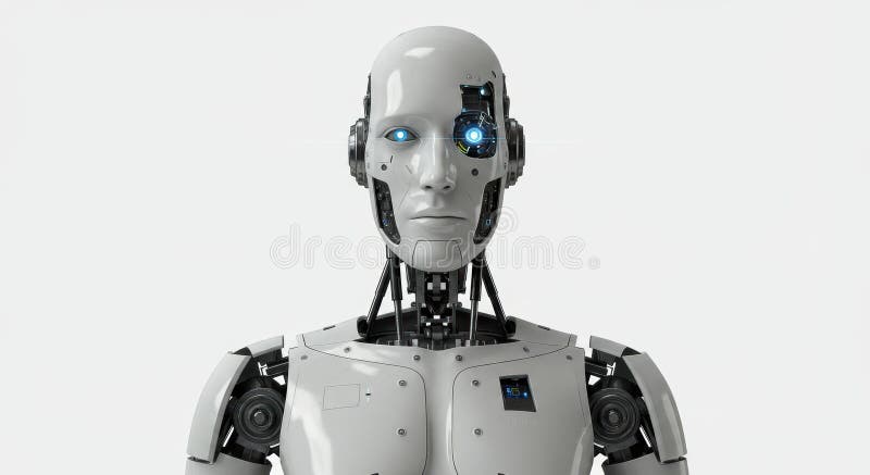 Futuristic Robot with Artificial Intelligence and Advanced Technology ...