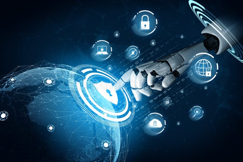 Big Data Concept. Abstract Artificial Intelligence Background. Machine ...