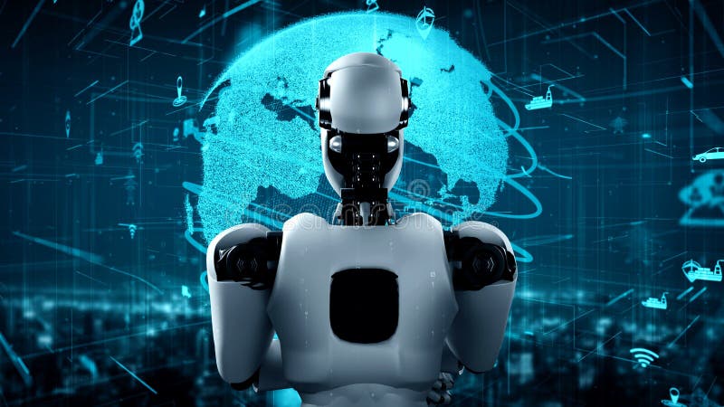 Futuristic Robot Artificial Intelligence Huminoid AI Transportation ... Futuristic Robot Artificial Intelligence Huminoid AI Transportation ...