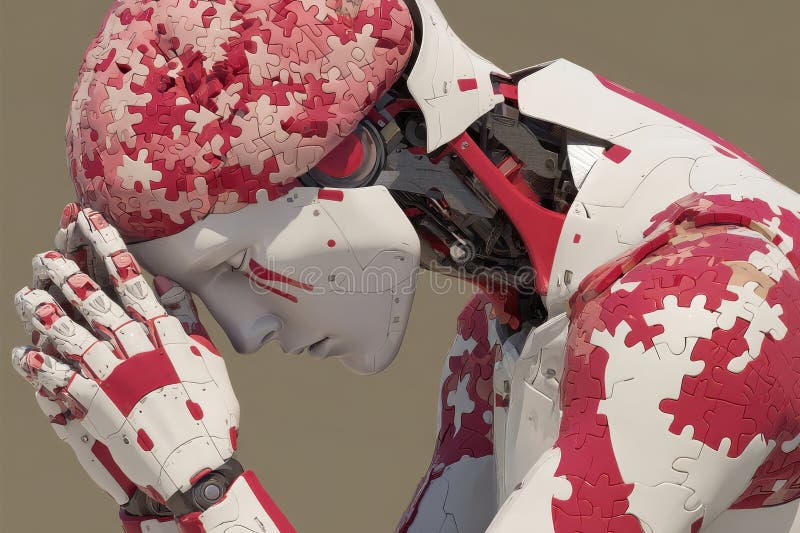 An Artificial Intelligence Robot with a Brain Composed of Puzzle Pieces ...