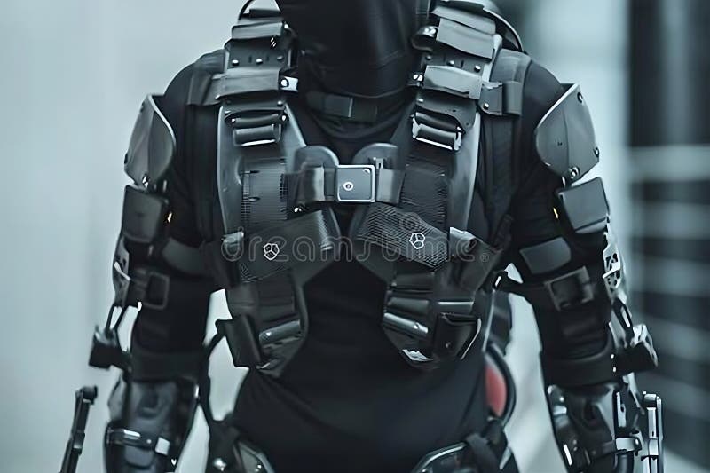 Futuristic Robot Dress with Advanced Design and Technology Stock ...