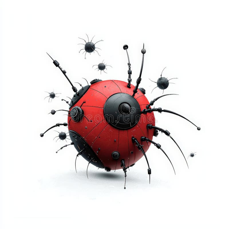 Spherical Futuristic Mechanism Stock Illustrations – 149 Spherical ...