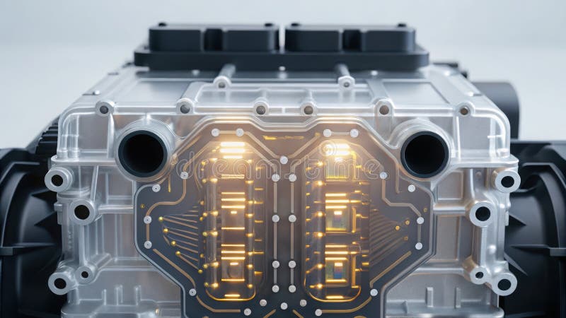 Futuristic Robot with Glowing Face and Intricate Moving Parts ...