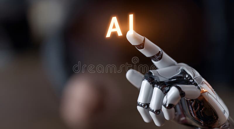 451 Hand Touching Ai Artificial Intelligence Interface Futuristic Technology Concept Design ...