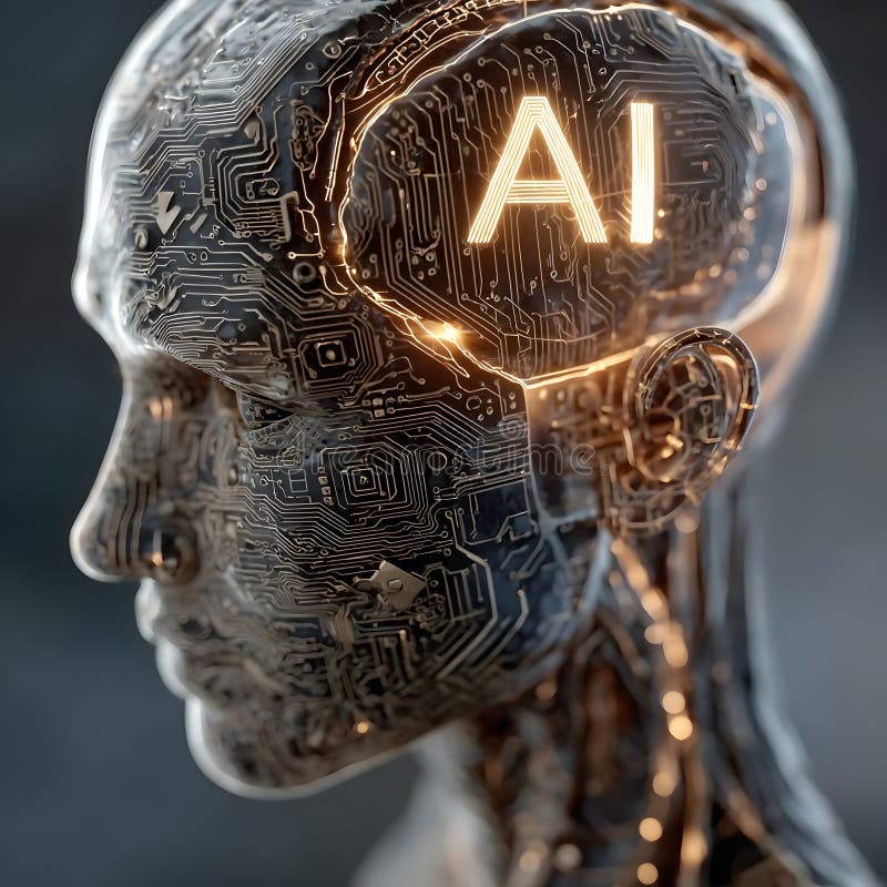 Artificial Intelligence Digital Core Stock Illustrations – 9,556 ...