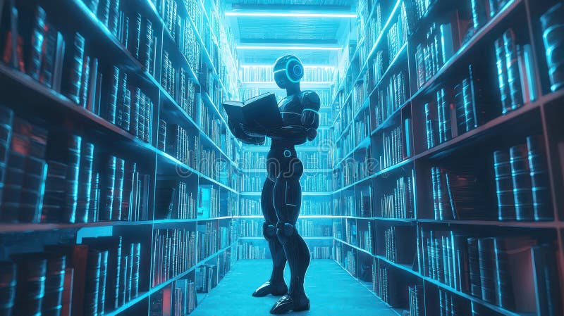 Advanced Robot Librarian Stock Illustrations – 13 Advanced Robot ...