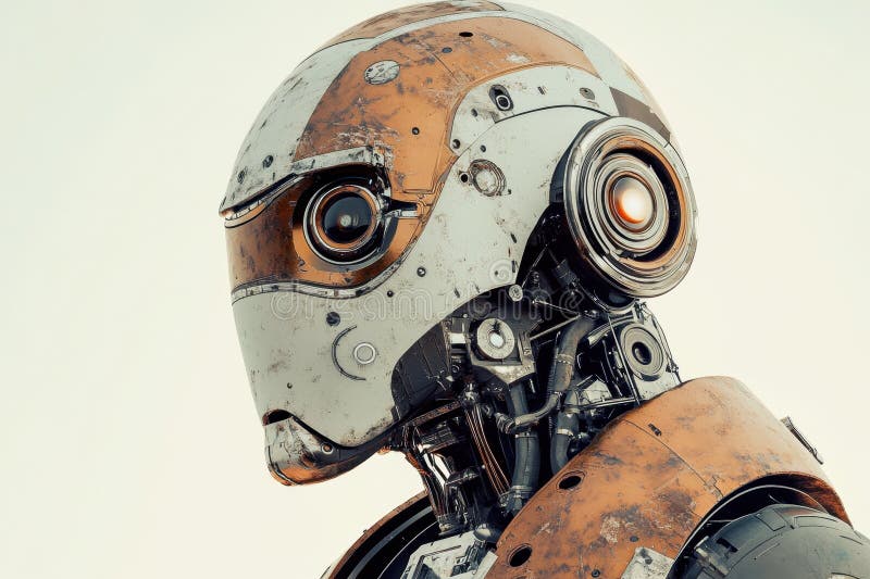 Unique Robotic Character Design Showcasing Detailed Mechanical Features ...