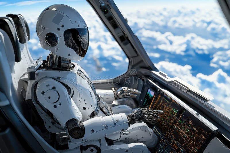 Robot Pilot Navigating Aircraft through Clouds at High Altitude Under ...