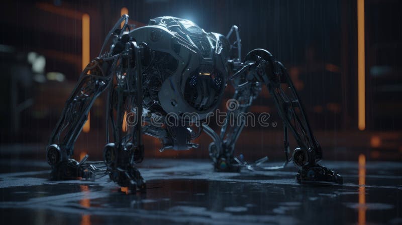 Futuristic Robot Precision: Powered by Advanced AI Algorithms and ...