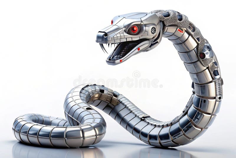 Futuristic Robot Snake Stock Illustrations – 192 Futuristic Robot Snake ...