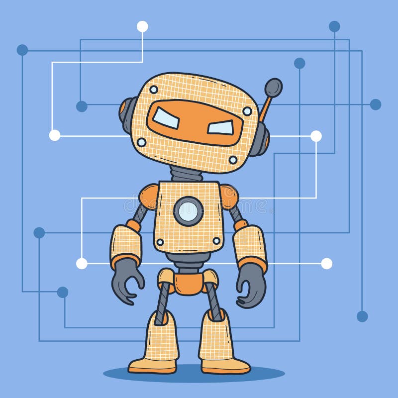Robot Technology Character Stock Illustrations – 89,990 Robot ...