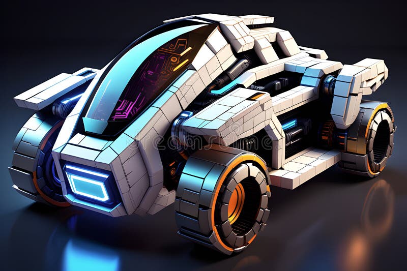 Miniaturized Robotic Car Design Stock Illustrations – 1 Miniaturized ...