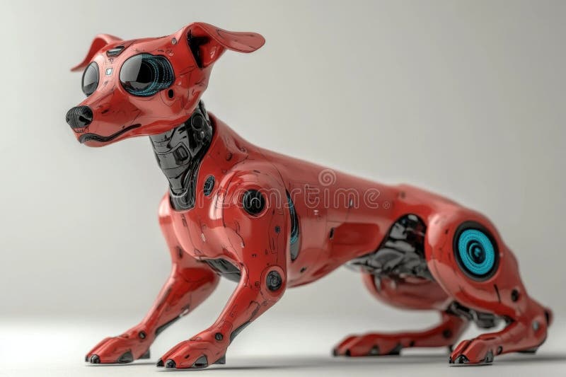 Futuristic Robotic Dog Design for Technology Concept Visuals Stock ...