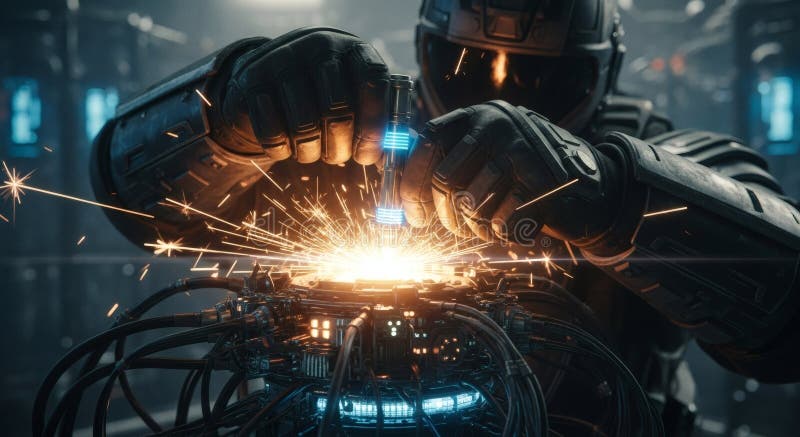 Futuristic Robotic Engineer Stock Illustrations – 12,780 Futuristic Robotic Engineer Stock ...