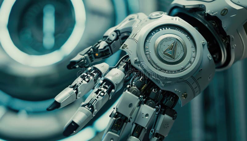 Futuristic Robotic Hand with Advanced Technology and Precision ...