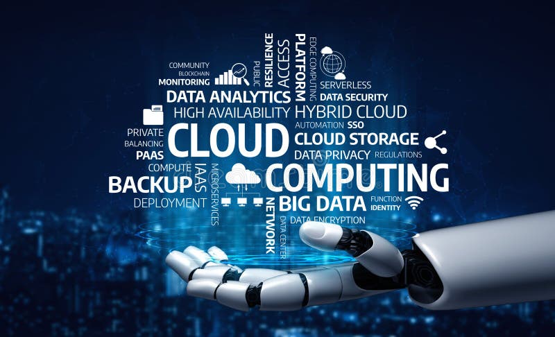 Futuristic Robotic Hand Reaching Towards Cloud Computing Concepts and Data Management ...
