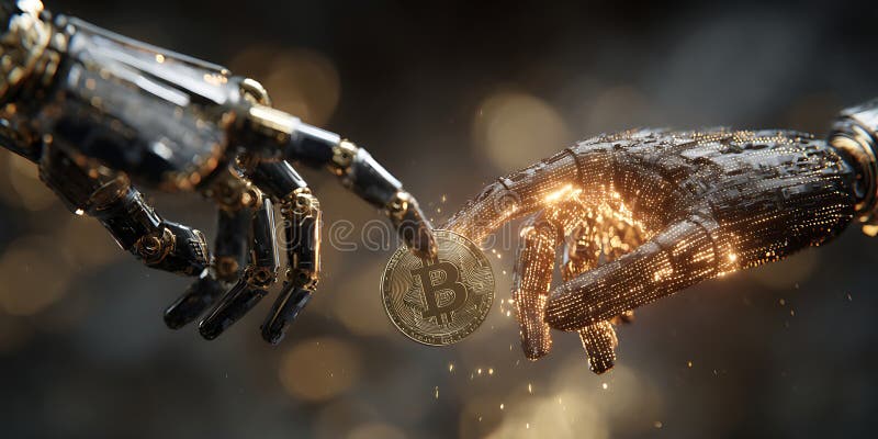 Futuristic Robotic Hands a Digital Art Piece Exploring Technological ...