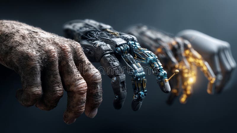 Futuristic Robotic Hands Showcase Evolution from Organic To Mechanical ...