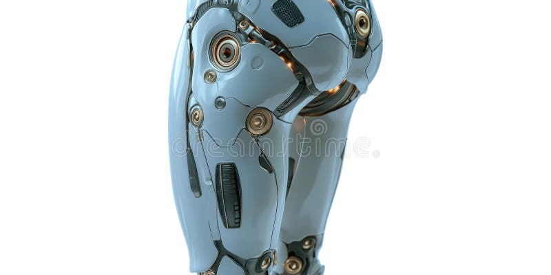 Futuristic Robotic Leg Design. Advanced Technology and Cybernetic ...