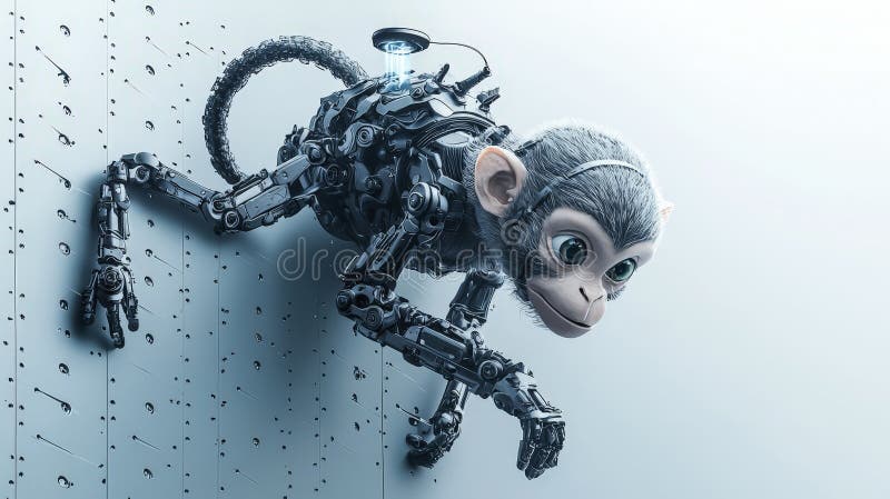 A Futuristic Robotic Monkey Climbing with Advanced Mechanical Features ...