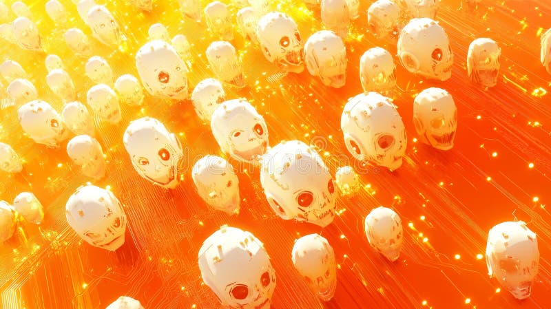 The Futuristic Robotic Network is a Symphony of Light and Mechanics ...