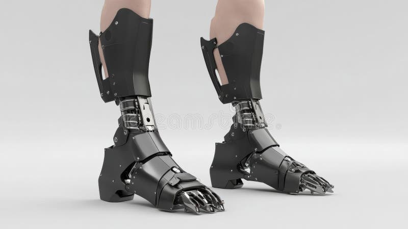 Futuristic Robotic Prosthetic Limbs Showcasing Advanced Engineering and ...