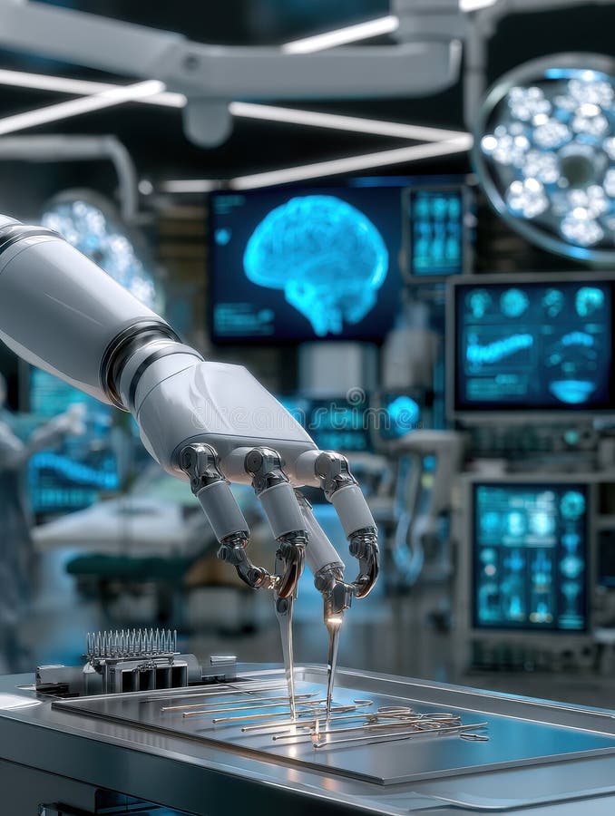 Futuristic Robotic Surgery with Advanced Precision in Modern Operating ...