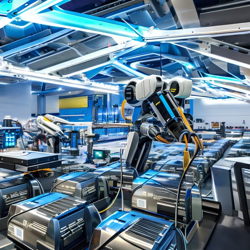 1603 Futuristic Robotics: a Futuristic and Sci-fi-inspired Background ...