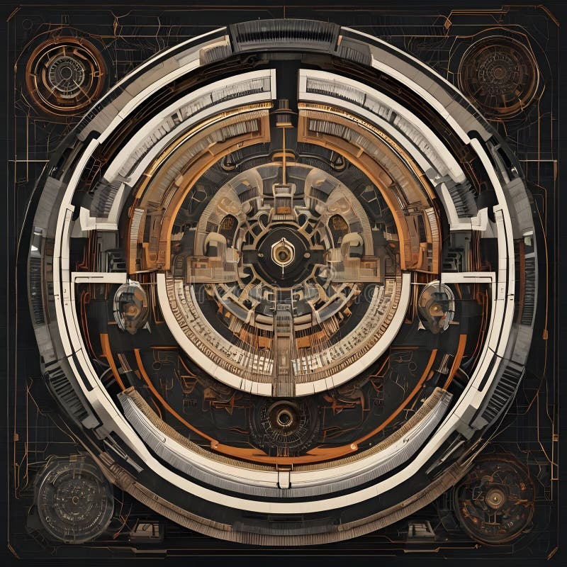 Futuristic Robots Advancing Technology in a High-Tech Lab Stock ...