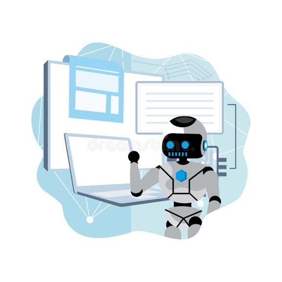 Futuristic Robots Perform AI-powered Invoice and Payment Processing ...