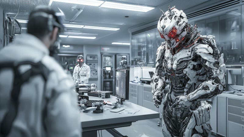 Lab Sci Fi Scene Tension Dystopian Stock Illustrations – 1 Lab Sci Fi ...